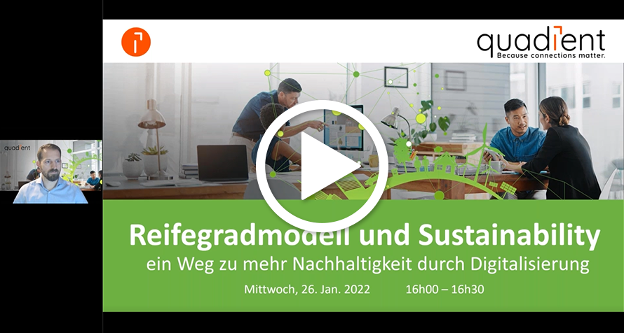 Reifegradmodell und Sustainability: ein Weg zu mehr Nachhaltigkeit durch Digitalisierung | Quadient